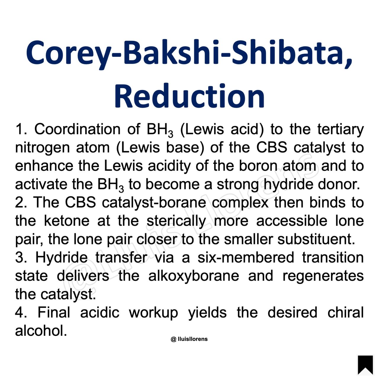Corey-Bakshi-Shibata Reduction - NROChemistry