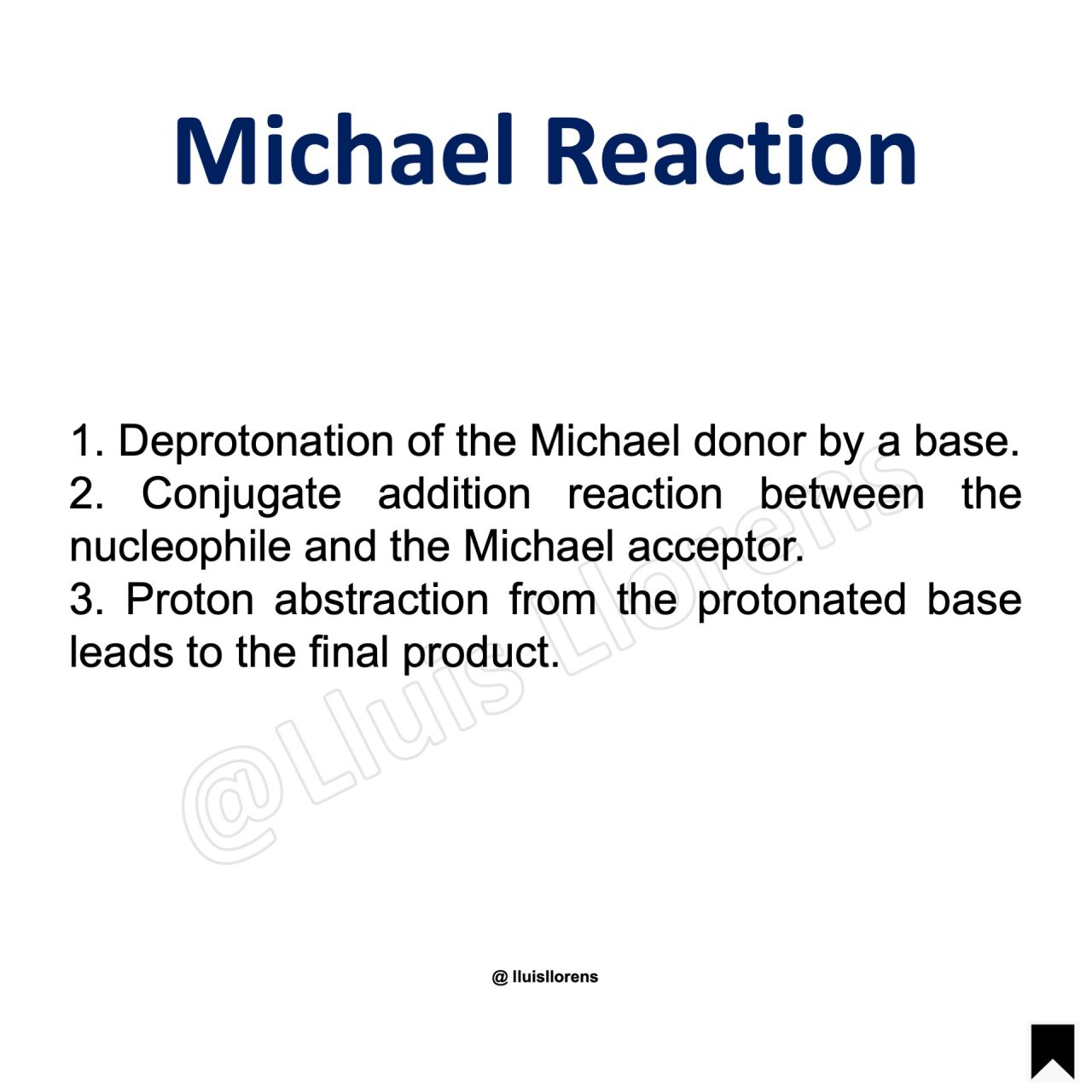 Michael Reaction - NROChemistry